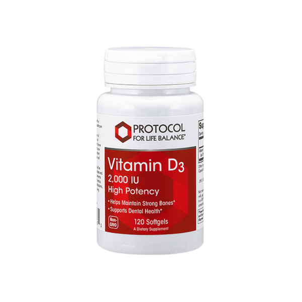 Protocol Vitamin D3 2,000 IU 120 Softgels – RX Compound