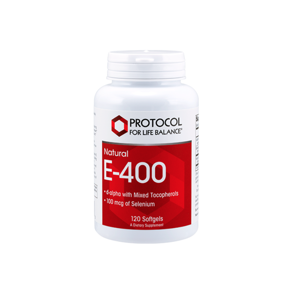 Protocol Natural E-400 120 Softgels – RX Compound