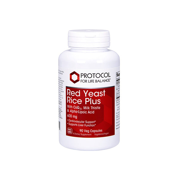 Protocol Red Yeast Rice Plus 600mg 90 Capsules – RX Compound
